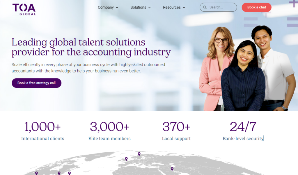 TOA Global: Preferred Accounting Outsourcing Talent Solution